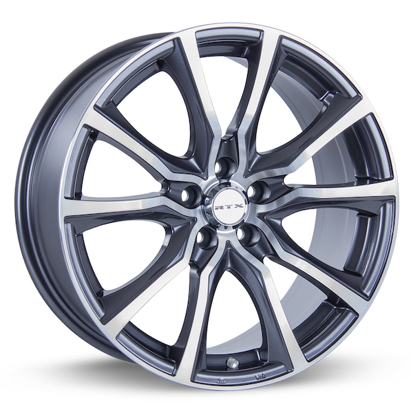 Rtx Alloy Wheel, Contour 18x8 5x114.3 ET42 CB73.1 Gunmetal Machined ...