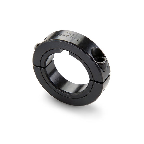 Ruland Keyed Shaft Collar, 2pc Clamp, Bore 1.8750", Steel, W 0.688" SPK ...