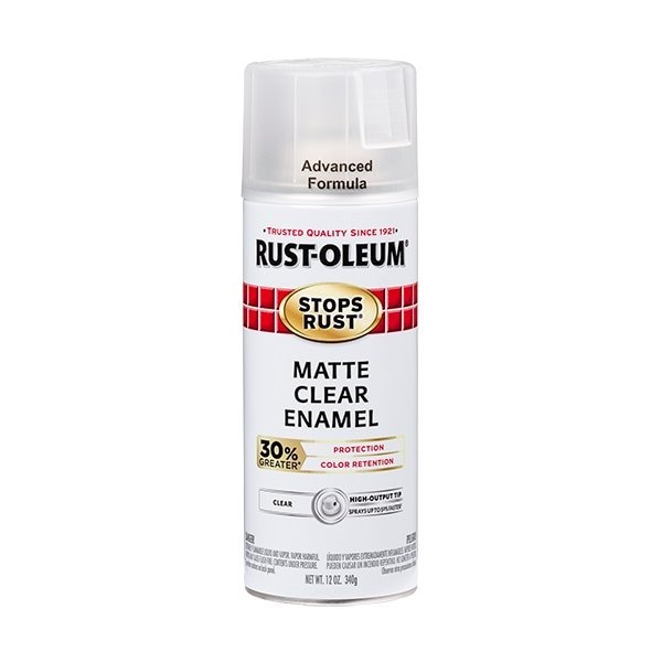 Rust-Oleum Clear, Matte, 12 oz 353029 | Zoro
