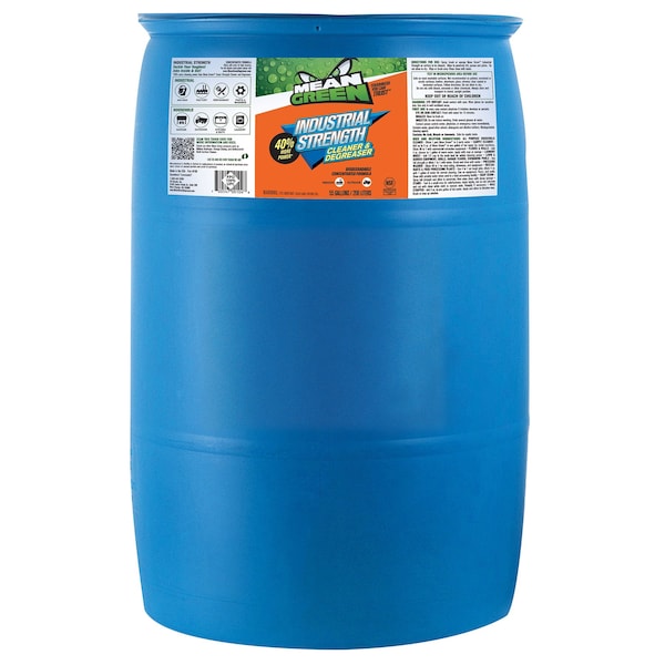 Mean Green Industrial Strength Cleaner and Degreaser, 55 Gal MG104 | Zoro