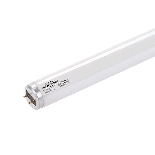 Keystone T12 Linear Fluorescent Lamp, KTL-F40T12-841-CWX 30PK KTL ...