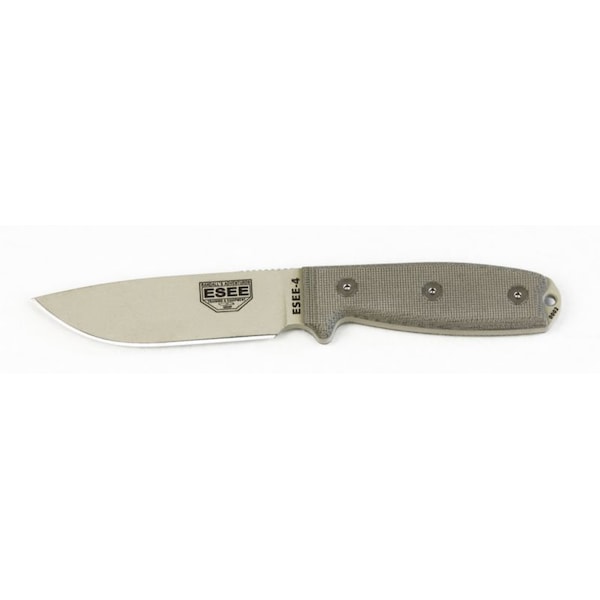 Esee Knives 2023 Esee 4, Plain Edge, Od Molded Sheath ESE-ESEE-4P-DT | Zoro
