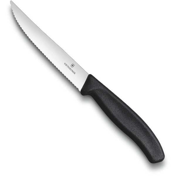 Swiss Army Brands 2023 Victorinox Kitchen Black Steak - Serrated, 40 ...