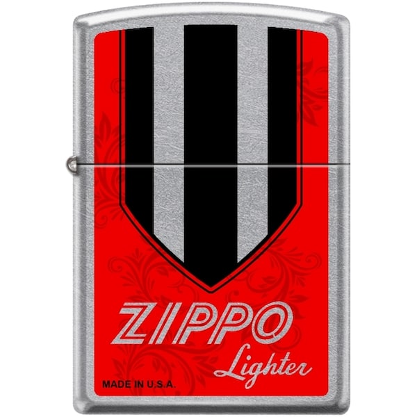 Zippo 2024 Zippo Custom Red Banner Street Chrome ZIP-207CI403619 | Zoro