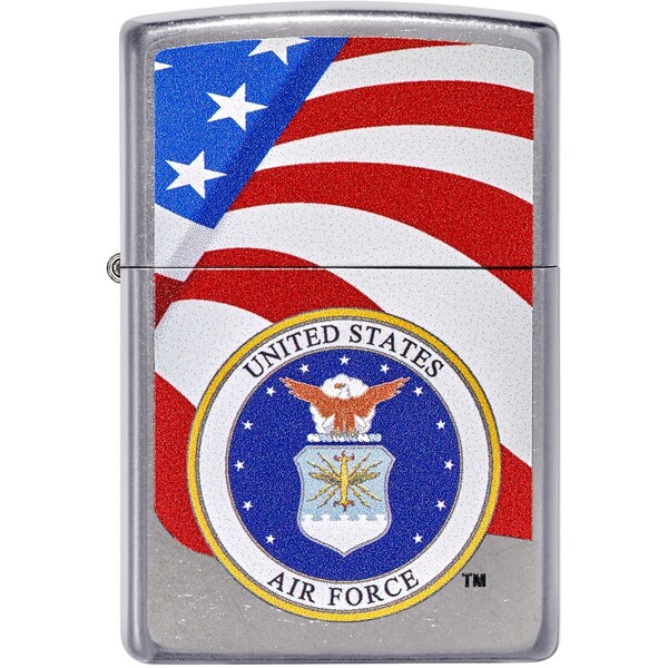 Zippo 2022 Zippo Street Chrome Usaf, ZIP-49312 | Zoro