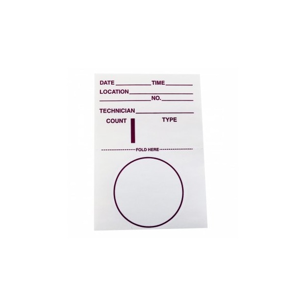 Radiation Service Wipe Test Smears w/ Record Folders, Cotton, 500/PK ...