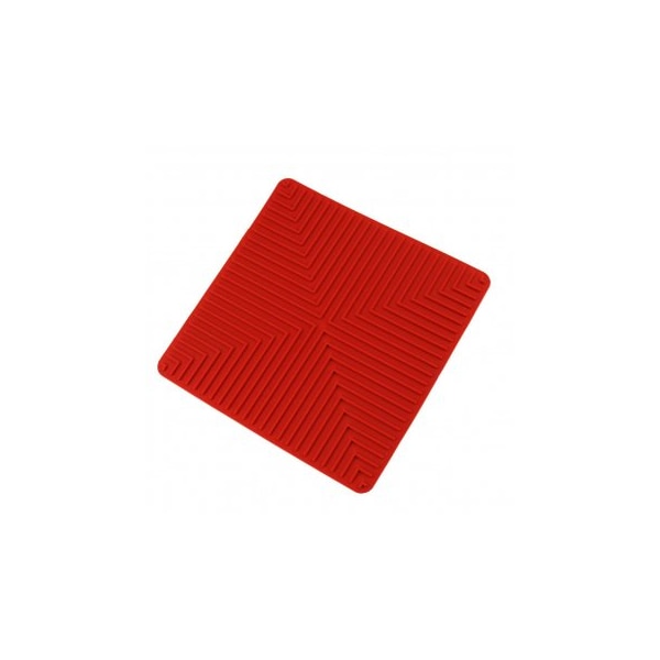 Fischer Technical Co Hot Spot Safety Mat, Red, 14x14 100350 | Zoro