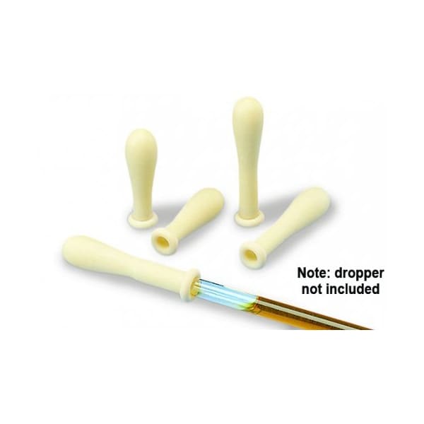 Heathrow Scientific Dropper Bulb, Latex Rubber, 2ml, 12/PK 142823 | Zoro