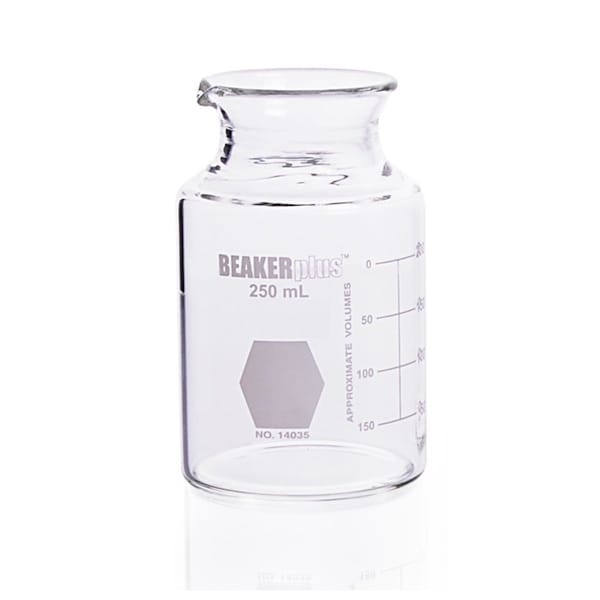 Dwk Life Sciences BEAKERplus Combination Beaker and Flask, 250 ml, 6 ...