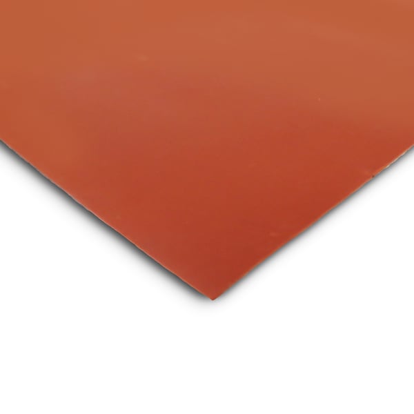 E. James Rubber, Red Sbr, 1/8"Thick, 48"X 48", 70A, SBR Rubber, 48 ...