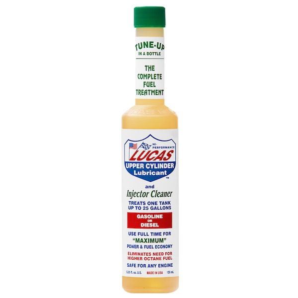 Lucas Oil 5.25oz. Upper Cylinder Lubricant Fuel Treatment & Injector ...
