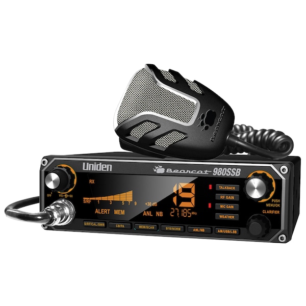 Uniden Bearcat980 CB Radio w/ SSB and 7 Color Display BEARCAT980 | Zoro