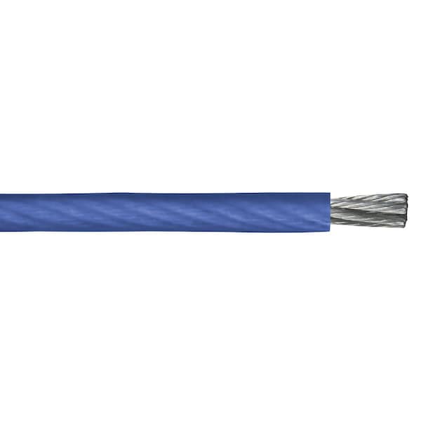 Stinger Electronics 0GA/50' POWER CABLE, MATTE BLUE, OFC SHW10B | Zoro
