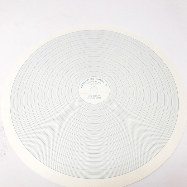 Anderson-Negele Chart 12" HTST AV-9900, PK100 00215401 | Zoro