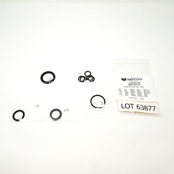 Sentry Equipment Seal Kit Buna M4KSA Sampler 2065-R5 | Zoro