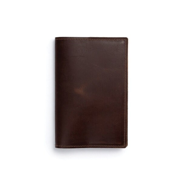 Rustico Green Military Leather Log Book Cover in Dark Brown BK0241-0001 ...