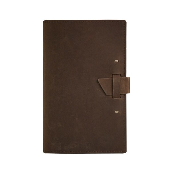 Rustico Navigator Leather Notebook in Dark Brown BK0215-0001 | Zoro