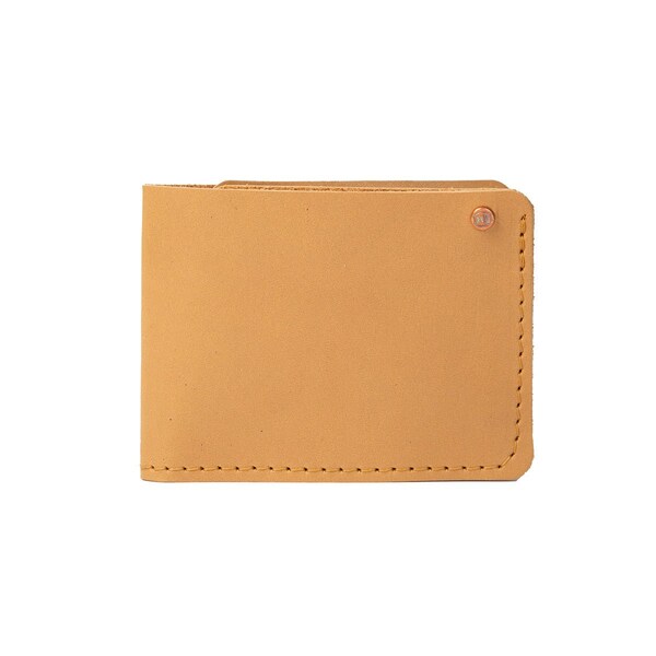 Rustico Horizon Leather Slim Bifold Wallet in Buckskin AC0119-0005 | Zoro