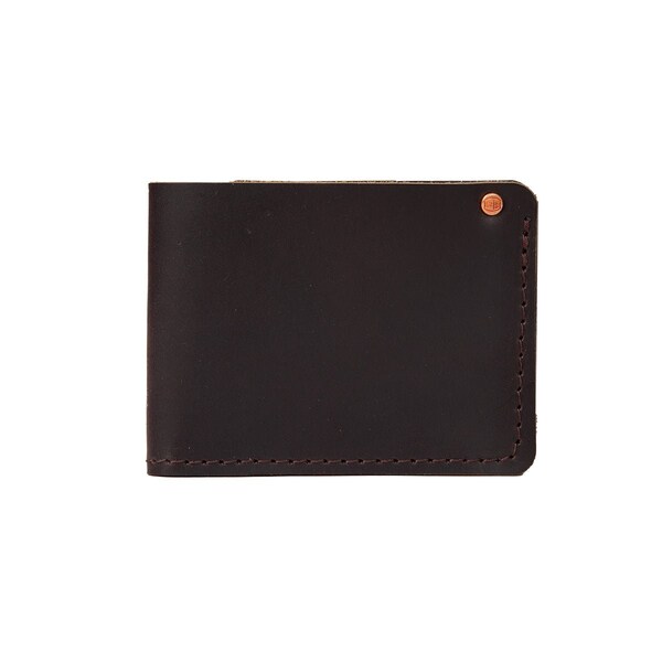 Rustico Horizon Leather Slim Bifold Wallet in Charcoal AC0119-0015 | Zoro