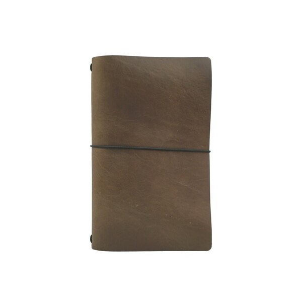 Rustico Expedition Leather Notebook Medium in Dark Brown BK0216-0001 | Zoro
