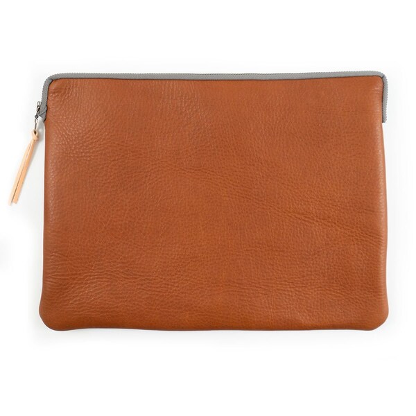 Rustico Leather Tech Sleeve - 15 Inch in Saddle AC0841-0032 | Zoro
