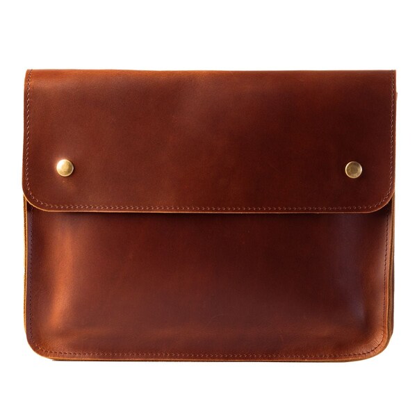 Rustico Leather File Folder Document Case in Saddle OF0046-0002 | Zoro