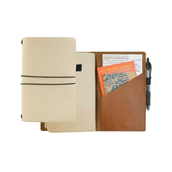 Rustico Expedition Leather Notebook Medium Pro in Natural BK0212-0019 ...