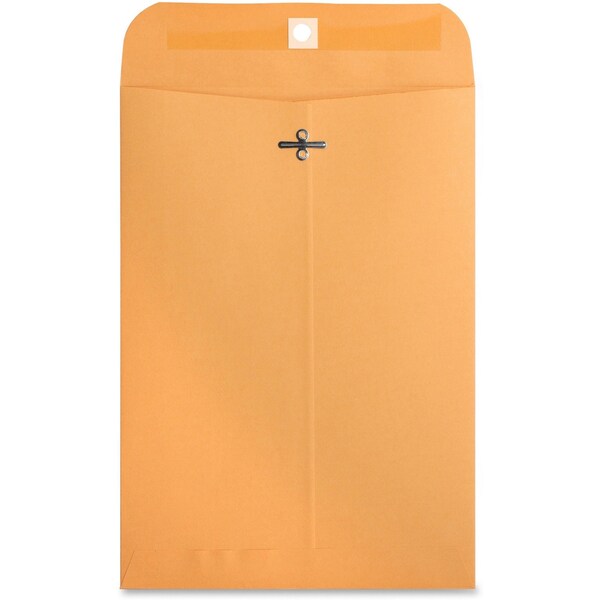 Business Source No 75 Envelope, 7.5" x 10.5", Clasp and Eyelet with ...