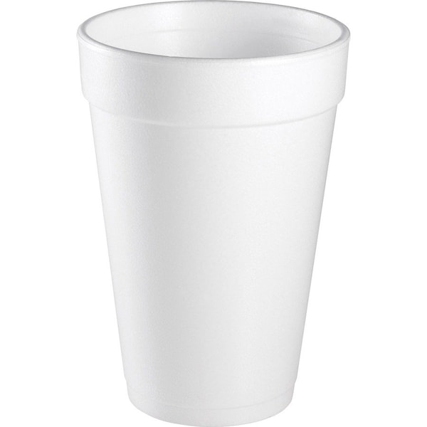 Dart Container Cup, Foam, 16 Oz, We 40PK DCC16J16 | Zoro