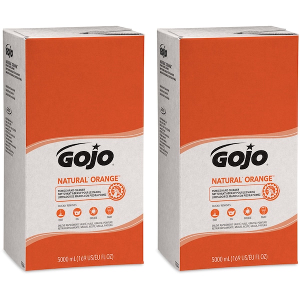 Gojo 1.3 gal (5 L) Natural Orange Pumice Hand Cleaner 2 PK GOJ755602CT ...