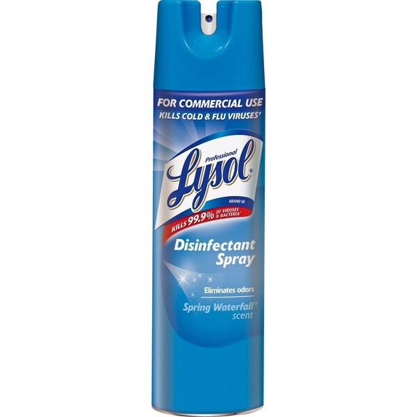 PROFESSIONAL LYSOL Disinfectant Spray, 19 oz. Spring Water Fall Scent ...