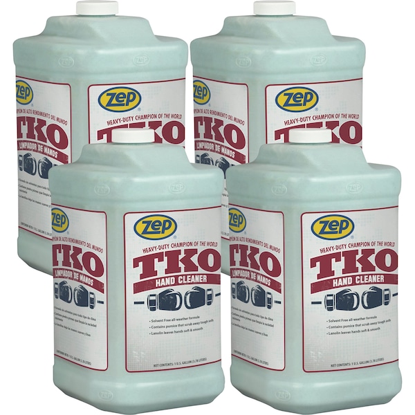 Zep 1 gal (3.8 L) TKO Hand Cleaner 4 PK ZPER54824CT | Zoro