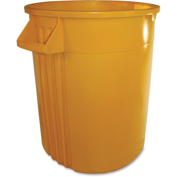 Gator 44 gal Round 44-gallon Container, Yellow, Polyethylene Resin ...