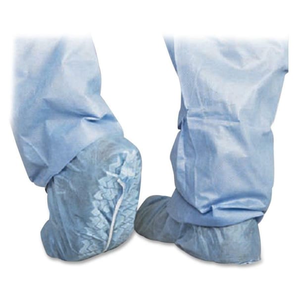 Medline Disposable Shoe Covers, Polypropylene, Blue, , Regular/Large ...