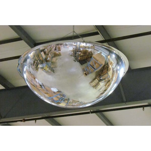 Se-Kure Full Dome Safety Mirror, Acrylic, 36 in, Circular, 360 Degrees ...