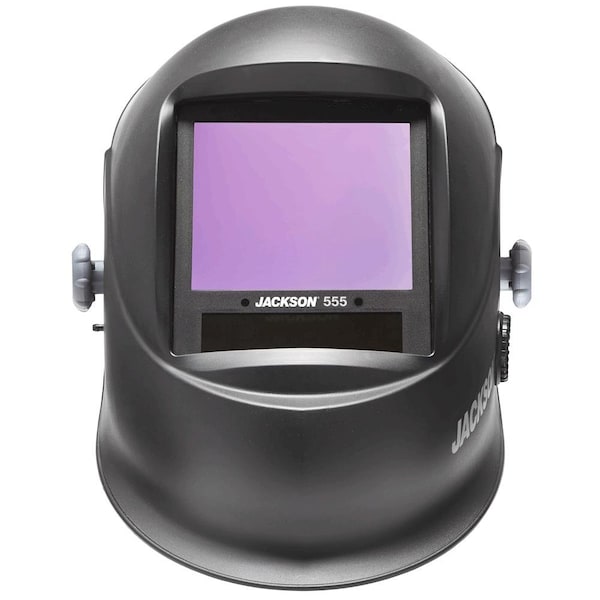 Jackson Safety 555 Series Premium Auto Darkening Welding Helmet, Black ...