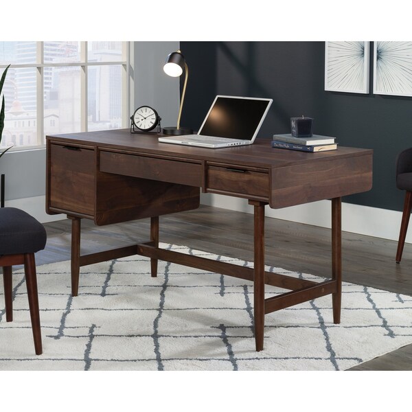 Sauder Single Ped Desk, 27.01 in D X 30 in H, Solid wood, Engineered ...