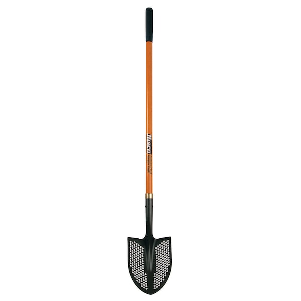 Hisco Round Point Mud shovel, L Handle HIRPMSL | Zoro