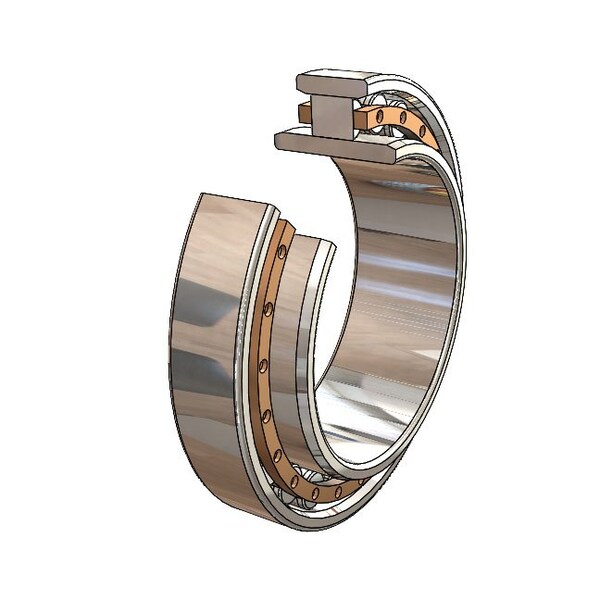 Scheerer Bearing JOURNAL ROLLER BRG EXTENDED INNER RACE 7375 ID 11375 ...