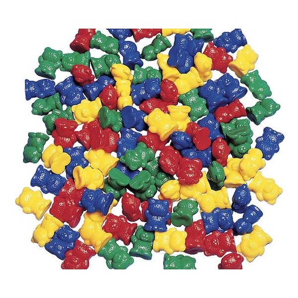 Childcraft Small Bear Counters, 3/4 Inches, Assorted Colors, Set of 100 ...