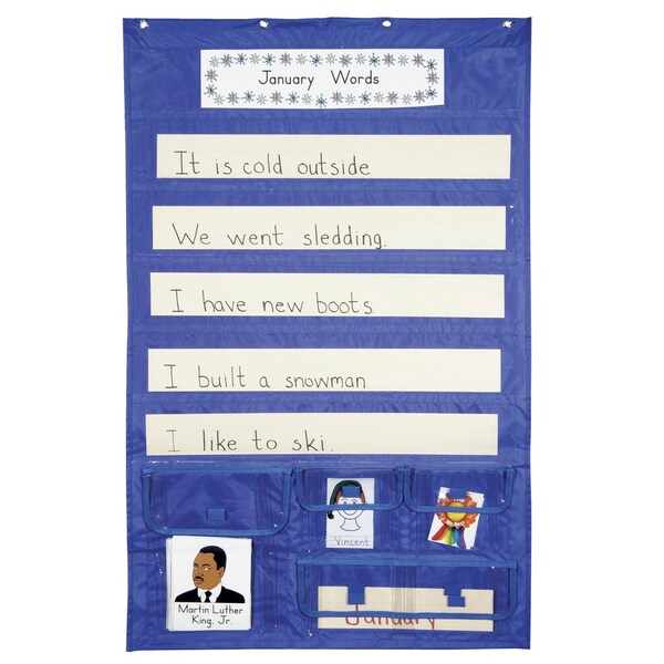 School Smart POCKET CHART SENTENCE STRIP AND CARD - 243907 | Zoro