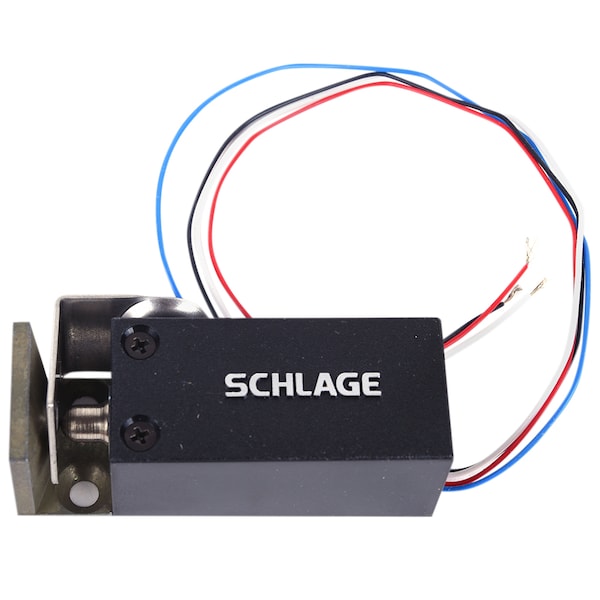 Schlage Electronics Mag Lock, Cabinet Lock, Black, Dual Solenoid, Dry ...