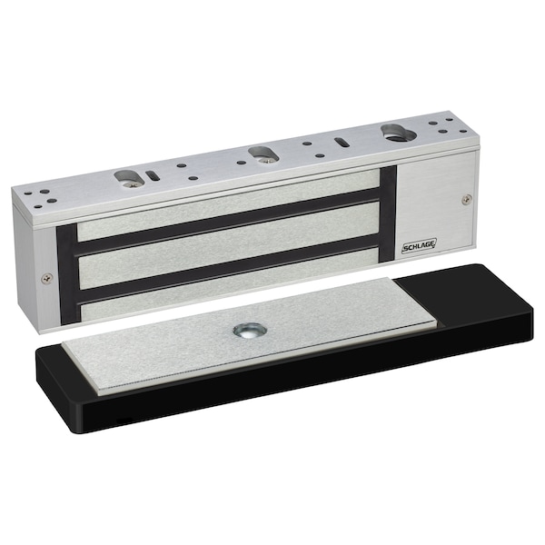 Locknetics Mag Lock, Single Door, US28, DSM, Automatic, 12/24 VDC ...