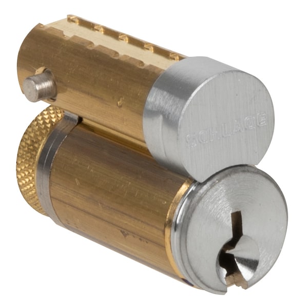 Schlage FSIC Core, P Keyway, 1-Bitted, 626, PK4 23-030 P 626 (4PK) | Zoro