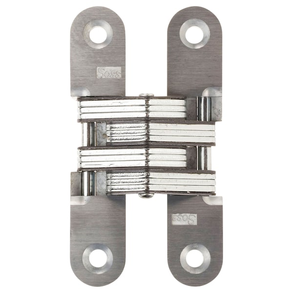 Soss Cabinet Style Invisible Hinge, 1-1/8 in-1-3/8 in Door Thickness ...