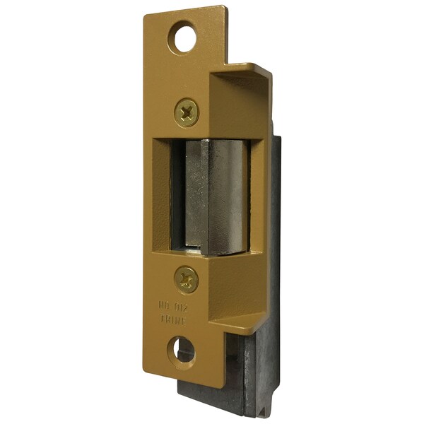 Trine Trine 01 Series Electric Strikes, 24 VDC Voltage, Sprayed Brass ...
