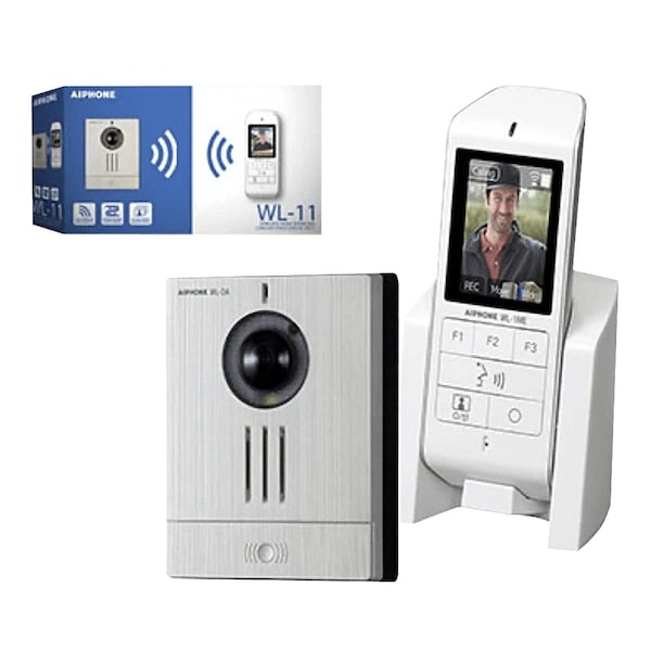 Aiphone Wireless Video Intercom Set, Includes: WL-DA, WL-1ME, WLW-C.E ...