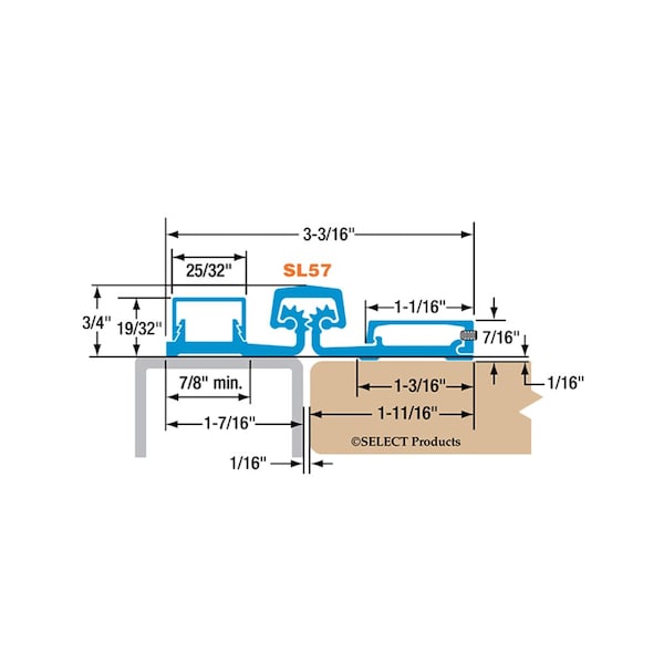 Select Hinges Grade 1 Geared Continuous Hinge, Full Surface, 85-in ...