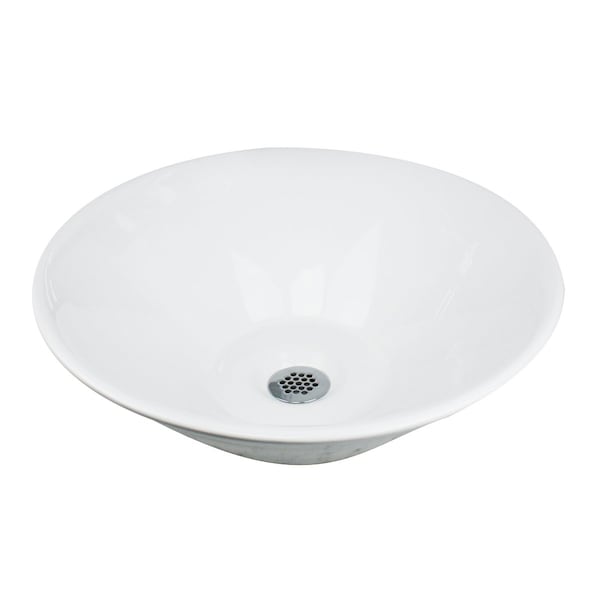 Nantucket Sinks Round Low-Profile Vessel Sink NSV222 | Zoro