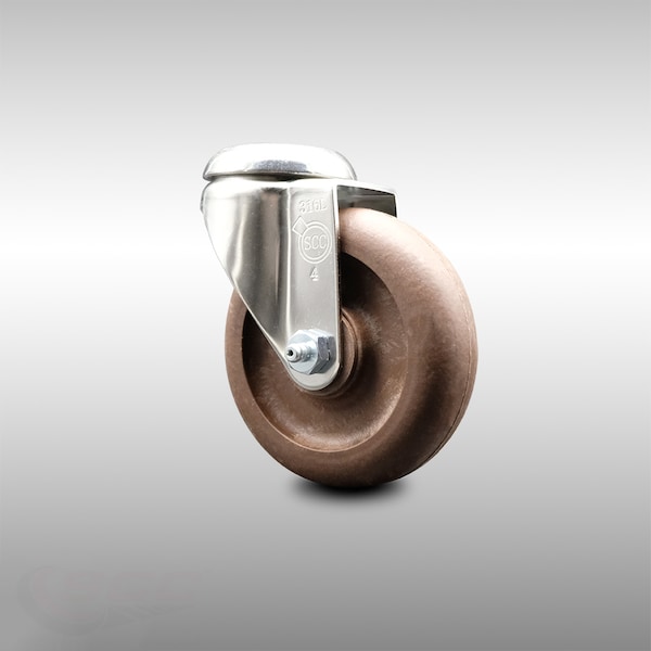 Service Caster 4 Inch 316SS High Temp Glass Filled Nylon Wheel Swivel ...